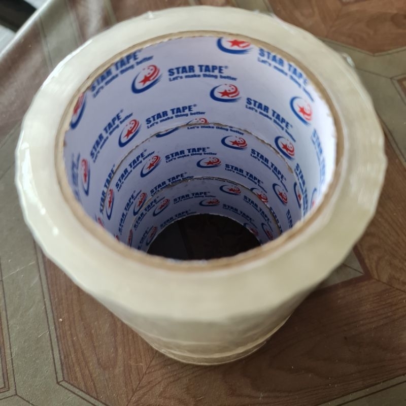 Jual Selotip Lakban Isolasi Bening Hitam Fragile Star Tape | Shopee Indonesia