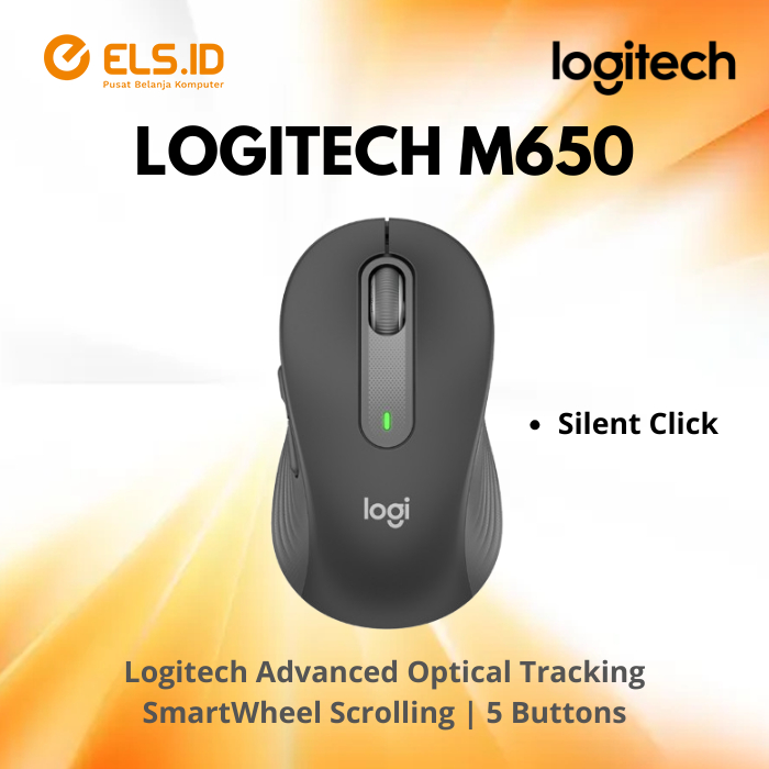 Jual Logitech M650 Mouse Wireless Bluetooth Silent Click | Shopee Indonesia