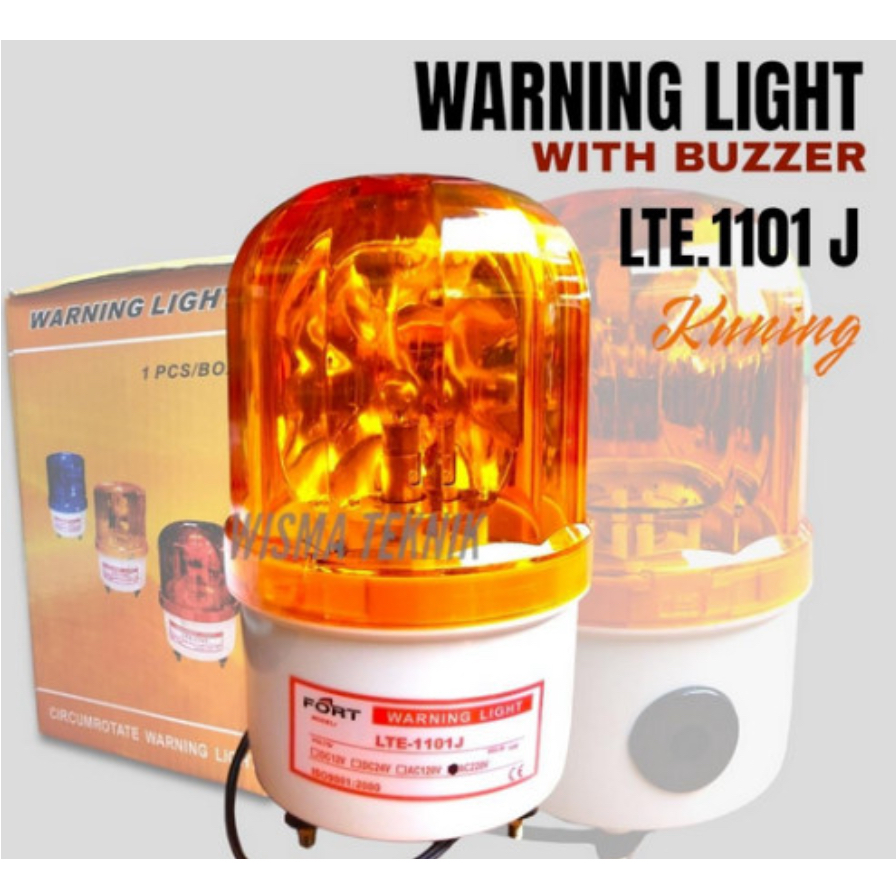 Jual WARNING LIGHT ROTARY 4" 220 VAC FORT LTE-1101 | Shopee Indonesia