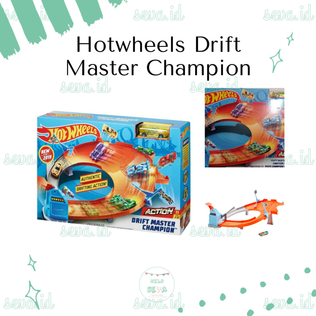 Jual Hot Wheels Set Track Championship Drift Master Champion | Shopee ...