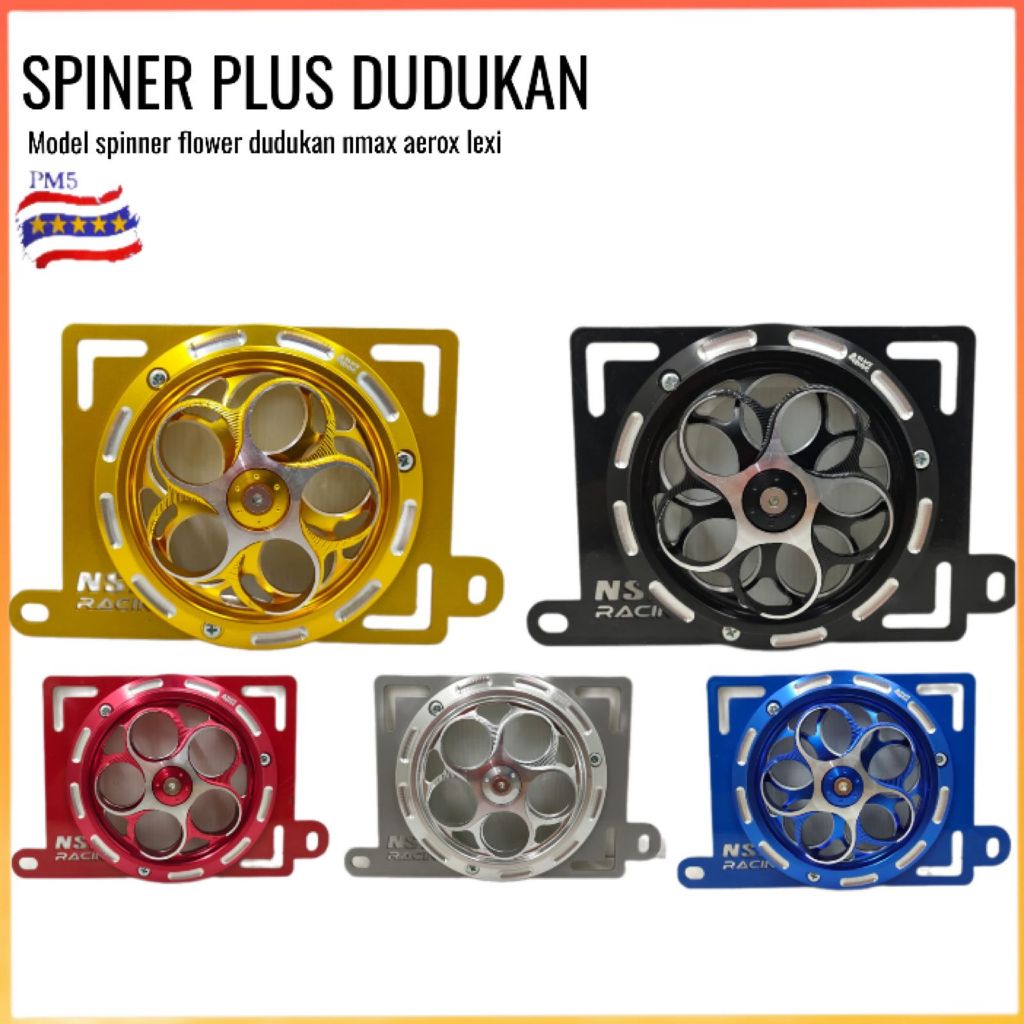 Jual breket spinner radiator nsb set spinner model flower full cnc pnp ...