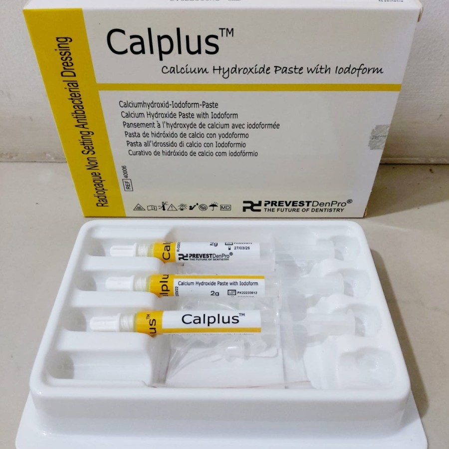 Jual Calcium Hydroxide paste CALPLUS with iodoform prevest denpro isi 2 ...