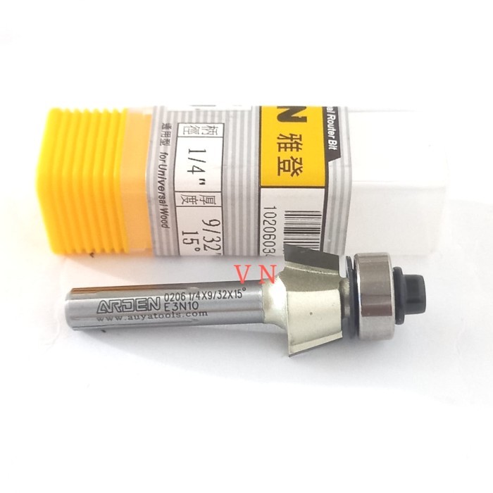 Jual Mata Router/Profil Siku 15 Derajat Chamfer/Bevel Trim Bit ARDEN ...