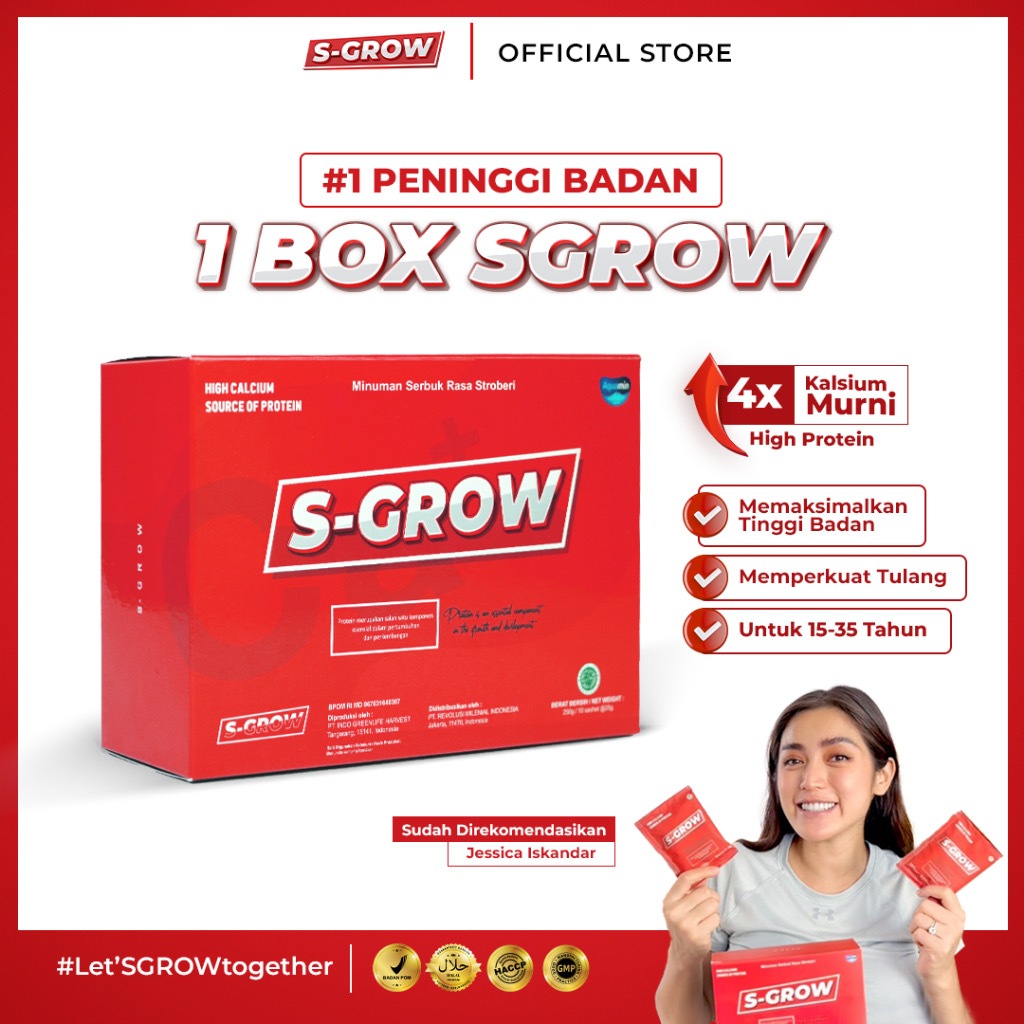 Jual S-GROW Susu Peninggi Badan Terbaik Free BONUS | Shopee Indonesia