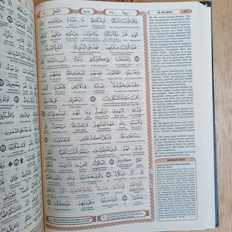 Jual Al Quran Terjemah Perkata Hijaz Ukuran A4 | Shopee Indonesia