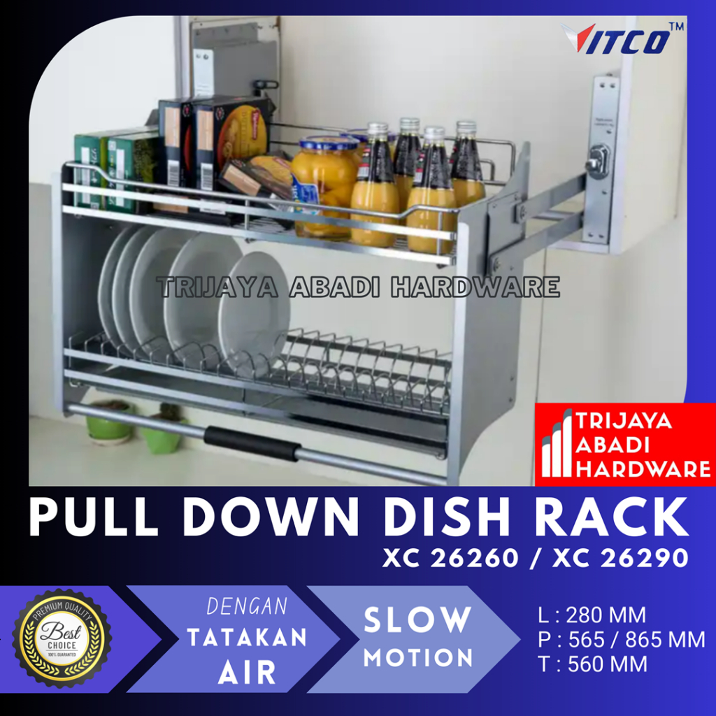 Jual Rak Piring Botol SN SC 26260 / 26290 Pull Down Multipurpose Rack ...