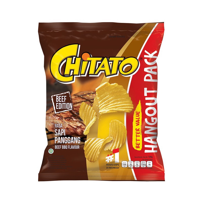 Jual KERIPIK KENTANG CHITATO SAPI PANGGANG 120 G POTATO CHIPS | Shopee ...