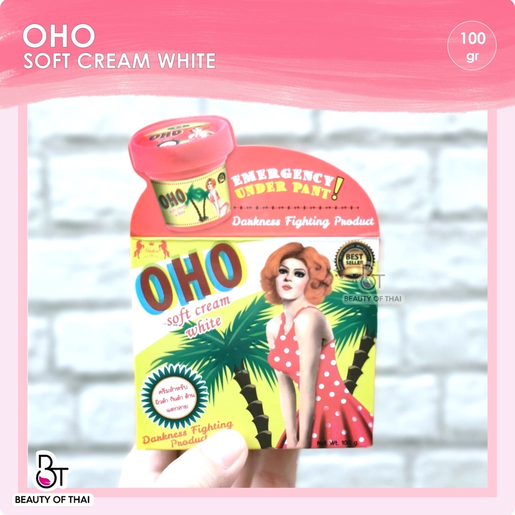 Jual OHO Soft Cream White 100gr | Cream Penghilang Stretch Mark Original Thailand | Shopee Indonesia