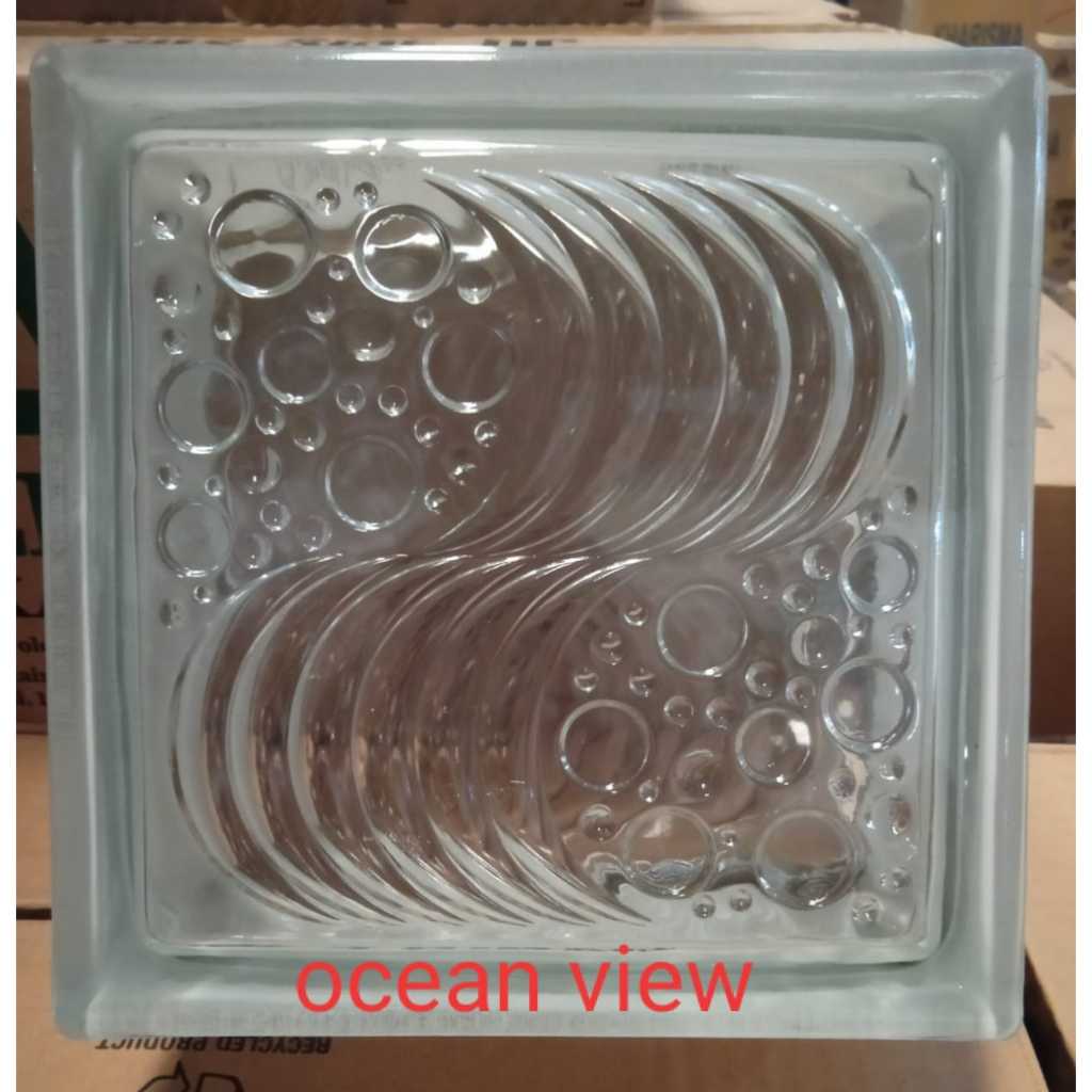 Jual Mulia glass block blok kaca roster box 190 x 190 x 95 cm OCEAN ...