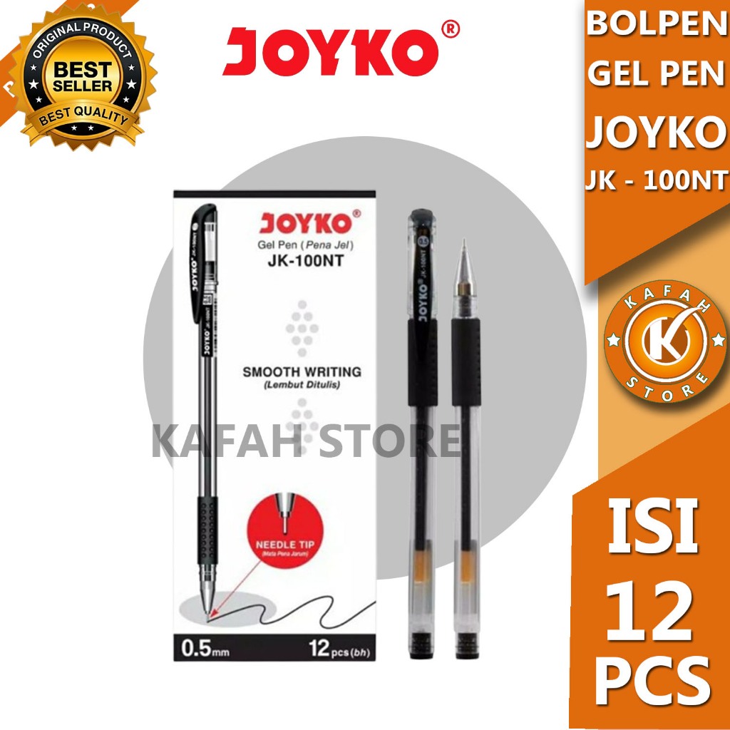 Jual PULPEN JOYKO GEL PEN ( PENA GEL ) JK-100 NT SMOTING WRITING ISI 12 ...