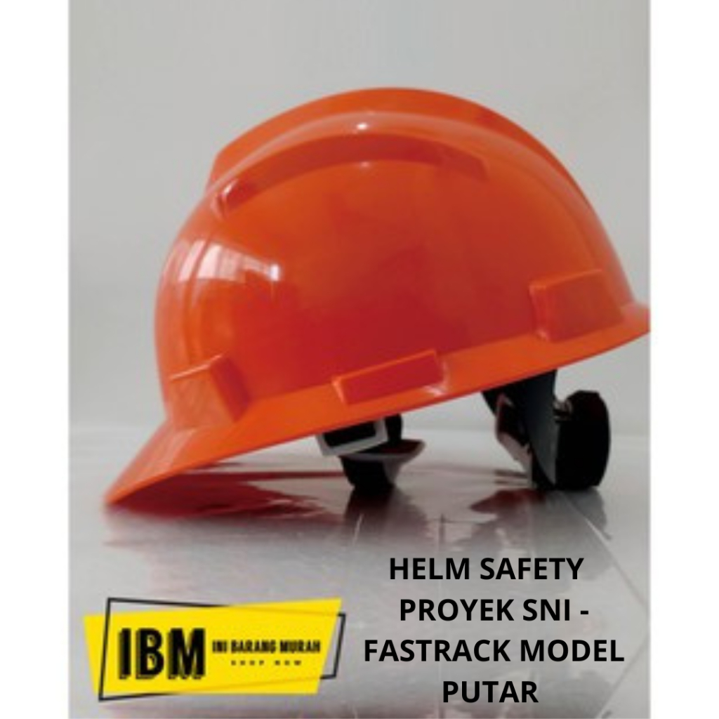 Jual HELM PROYEK ORANGE DALAMAN PUTAR/ORANGE SAFETY HELMET FAST TRACK ...