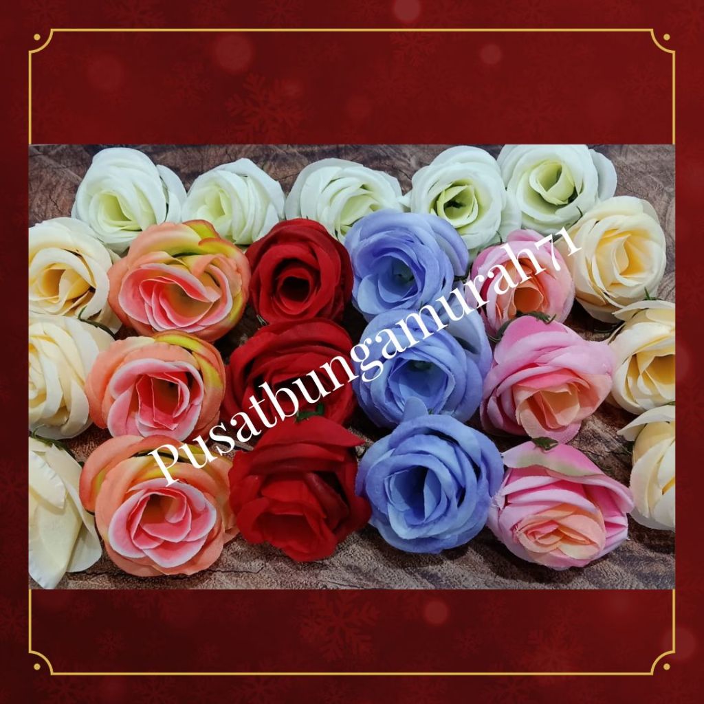 Jual Bunga Mawar Kuncup Tropis Kuntum Saja / 1 Pack (Isi 45-50 Pcs ...