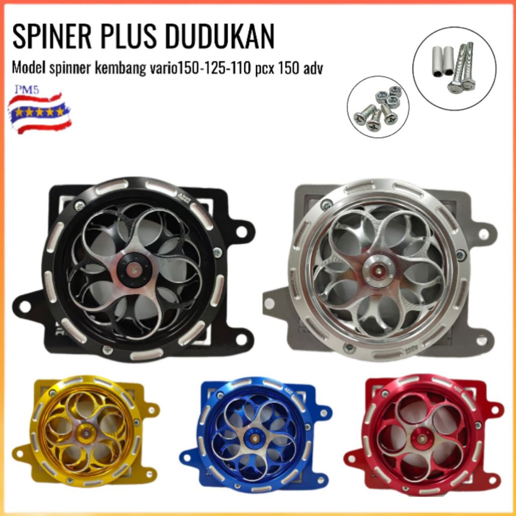 Jual breket spinner radiator nsb set spinner model flower full cnc pnp ...