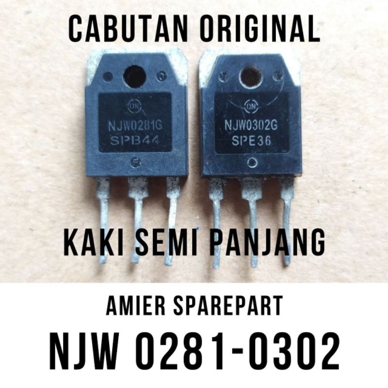 Jual TRANSISTOR NJW 0281 0302 CABUTAN ORIGINAL | Shopee Indonesia