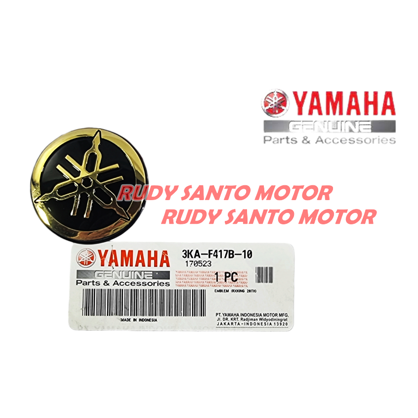 Jual EMBLEM GARPUTALA TANGKI TANK LOGO YAMAHA RXK RXKING GOLD ORIGINAL ...
