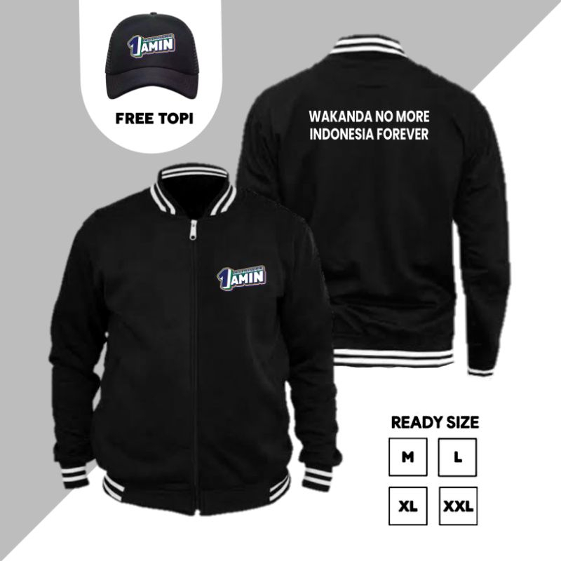 Jual JAKET VARSITY AMIN ANIS MUHAIMIN VIRAL WAKANDA NO MORE INDONESIA ...