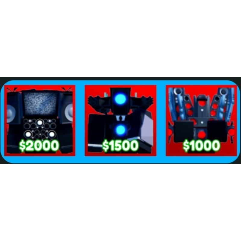 Jual Toilet Tower Defense | Paket Hemat 3 Titan UTC UTS and TC (Mythic ...
