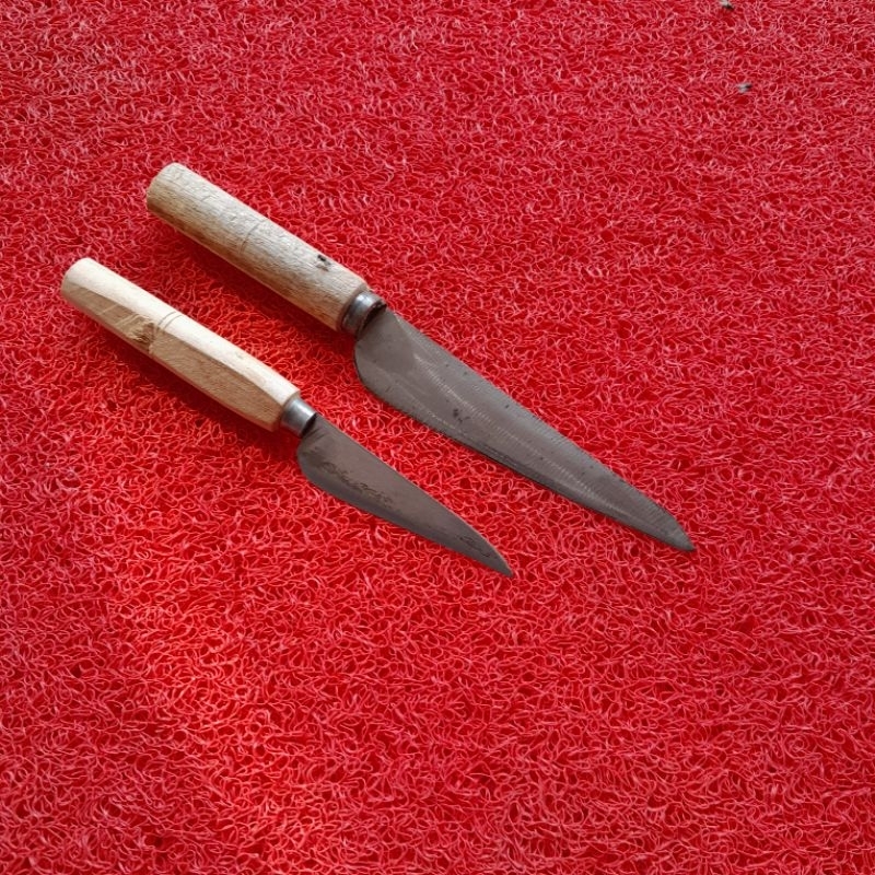 Jual PISAU DAPUR RUNCING BAHAN BAJA GAGANG KAYU | Shopee Indonesia