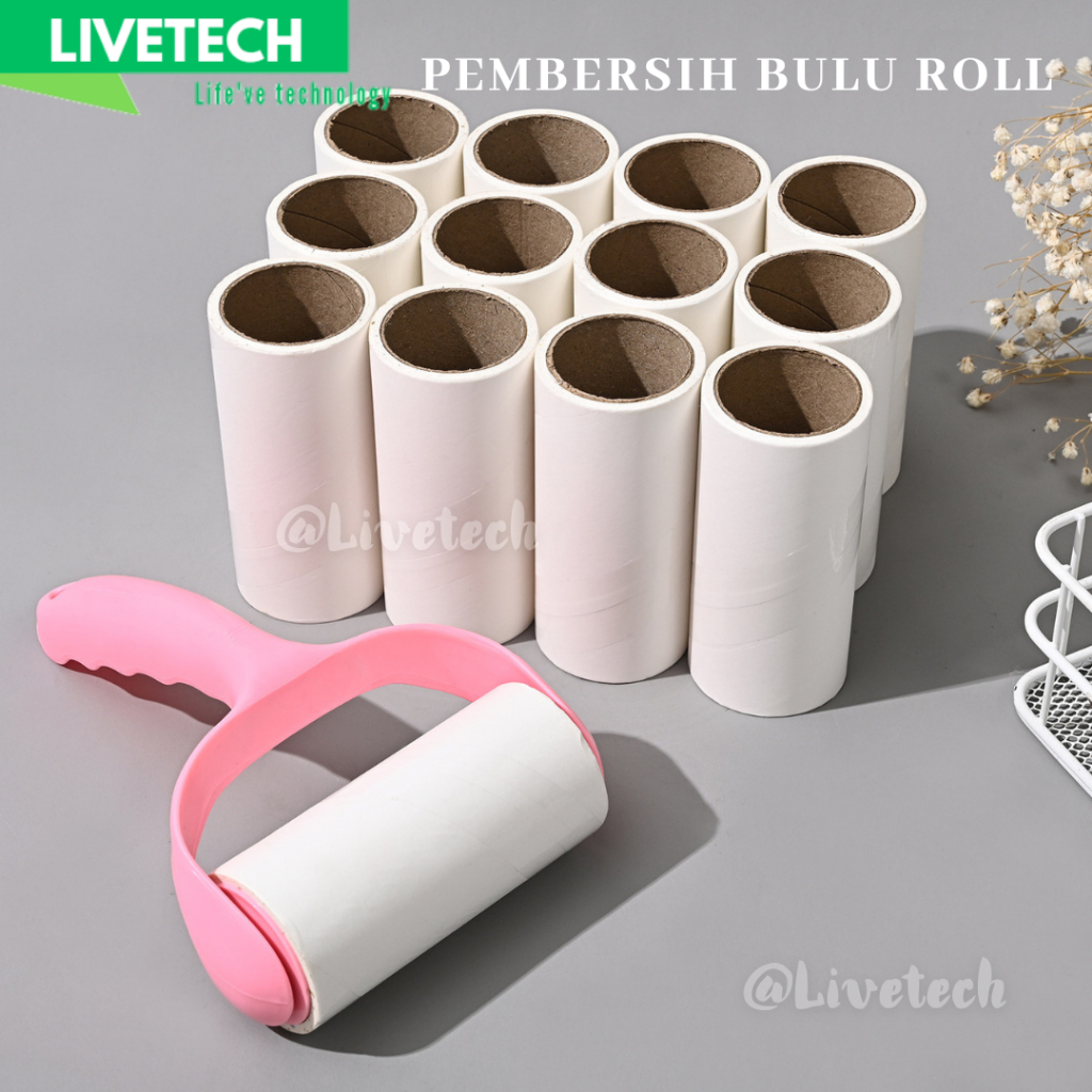 Jual LIVETECH Sticky Roll Pembersih Bulu Roller Pembersih Bulu Kucing ...