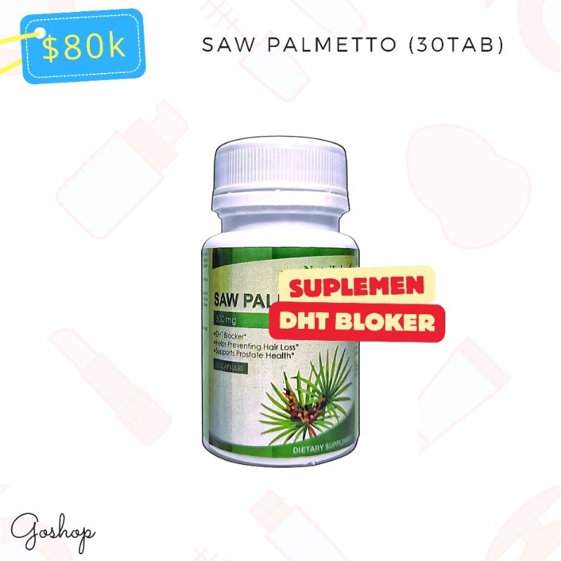 Jual Nutrilabs Saw Palmetto 500mg - Repack 30 Capsule (Suplemen Khusus ...