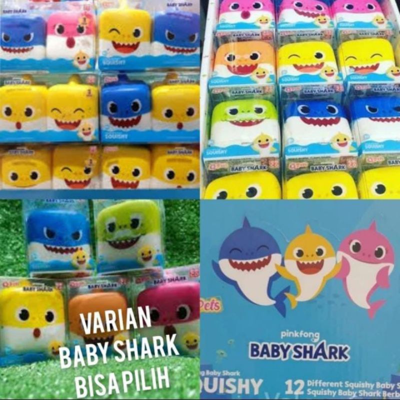 Jual BABY SHARK PINKFONG ORIGINAL SQUISHY EMCO QPETS Q PETS AND VARIAN ...