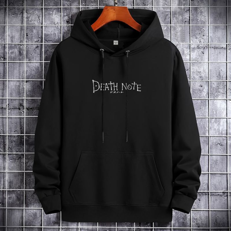 Jual hoodie keren Death note sweater hoodie pria sweater hangat ...