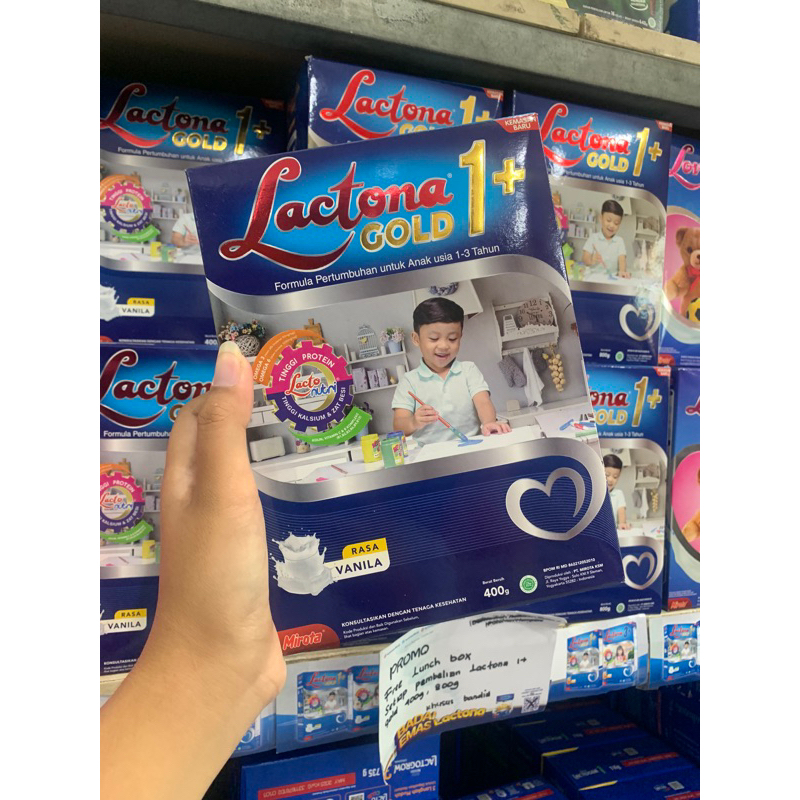 Jual LACTONA 1+ VANILLA KEMASAN 400G | Shopee Indonesia