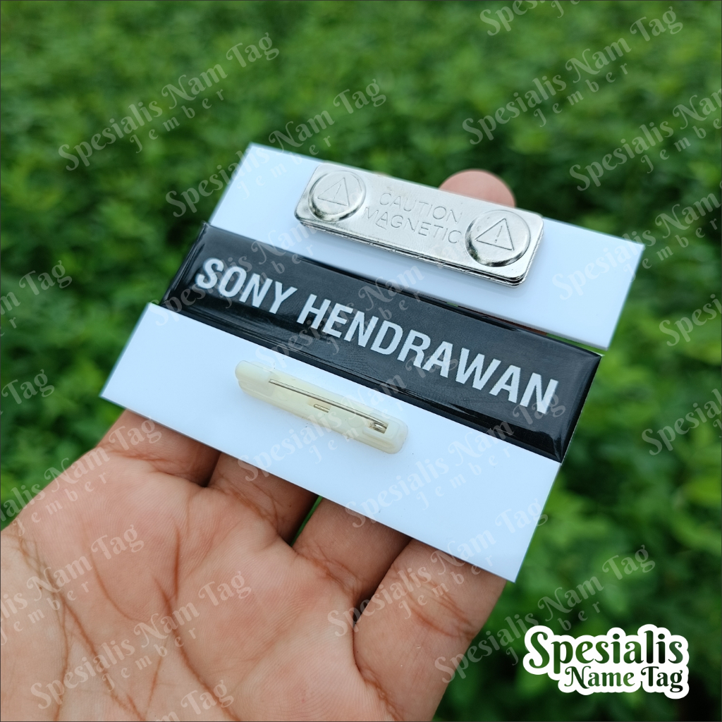 Jual Name Tag Papan Nama Nama dada Akrilik Name Tag Nama Dada PNS ...