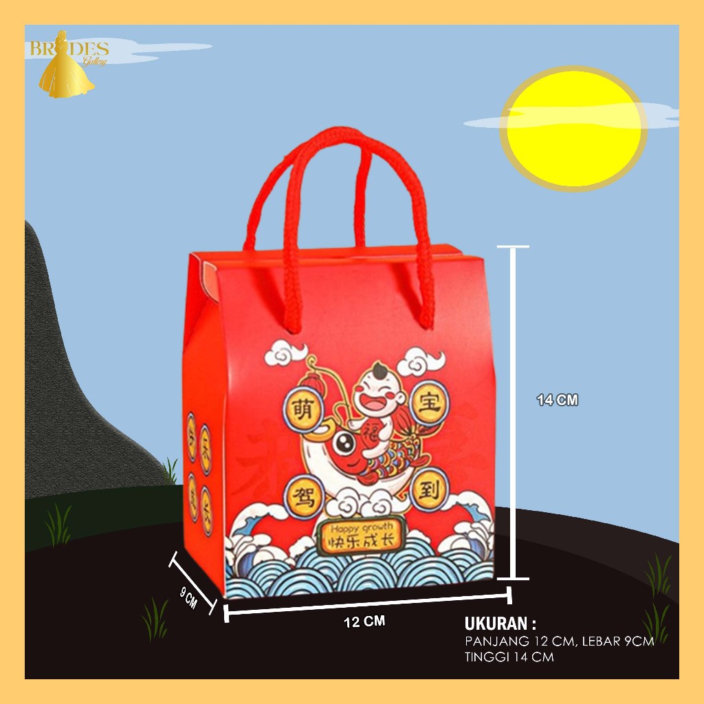 Jual BD Paperbag Ulang Tahun / Goodie Bag Ulang Tahun Bermacam Karakter ...