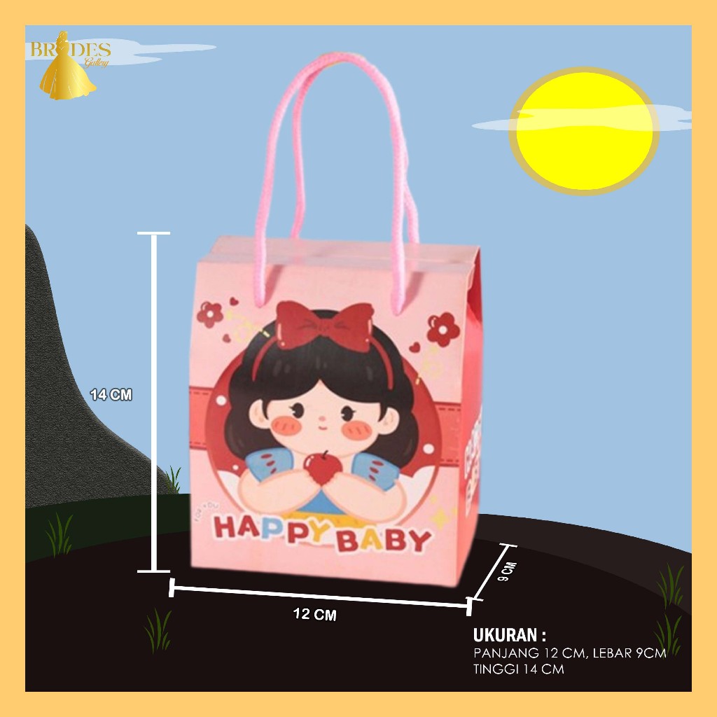 Jual BD Paperbag Ulang Tahun / Goodie Bag Ulang Tahun Bermacam Karakter ...