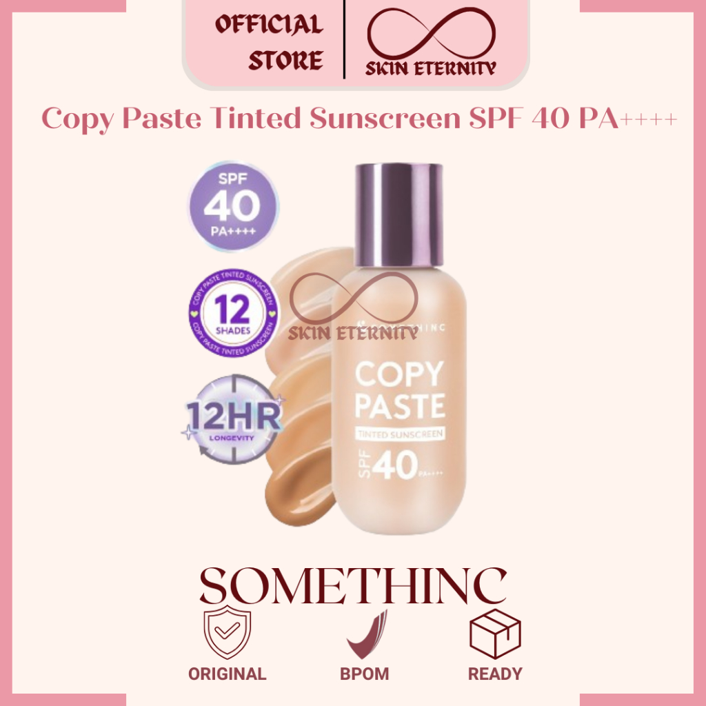 Jual SOMETHINC Copy Paste Tinted Sunscreen SPF 40 PA++++ Foundation dan ...