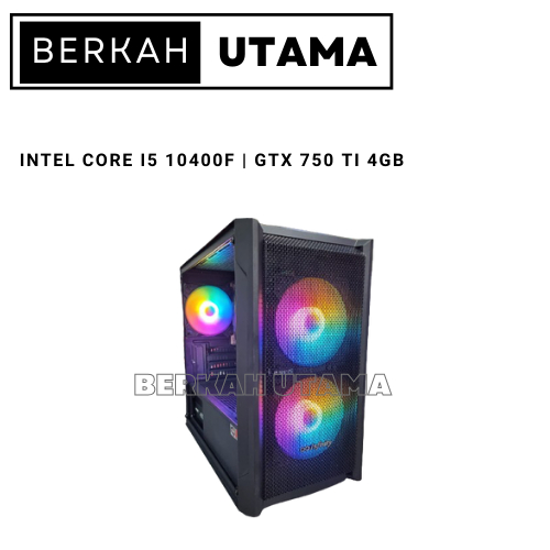 Jual PC GAMING CORE I5 10400F GEN 10 | VGA GTX 750 TI 4GB | RAKITAN EDITING | Shopee Indonesia