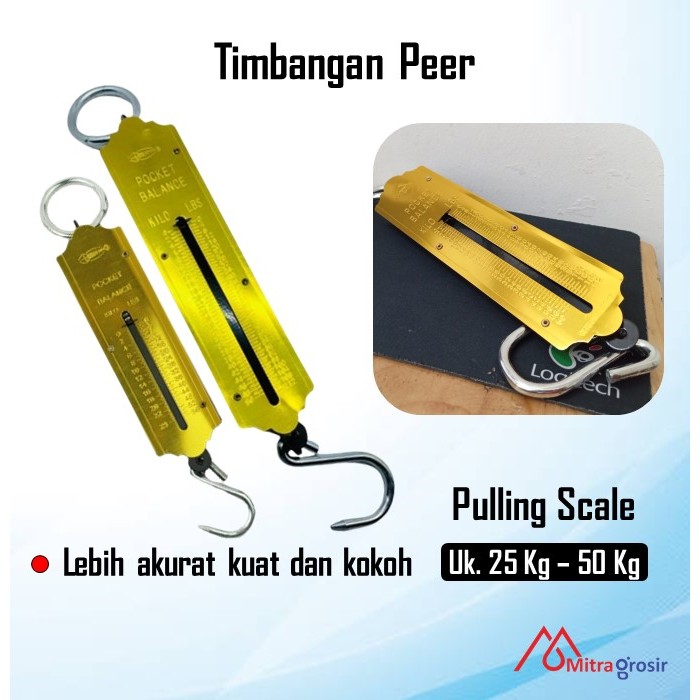Jual Timbangan Tarik Besot 50 Kg / Timbangan Pegas Per Gantung Koper ...