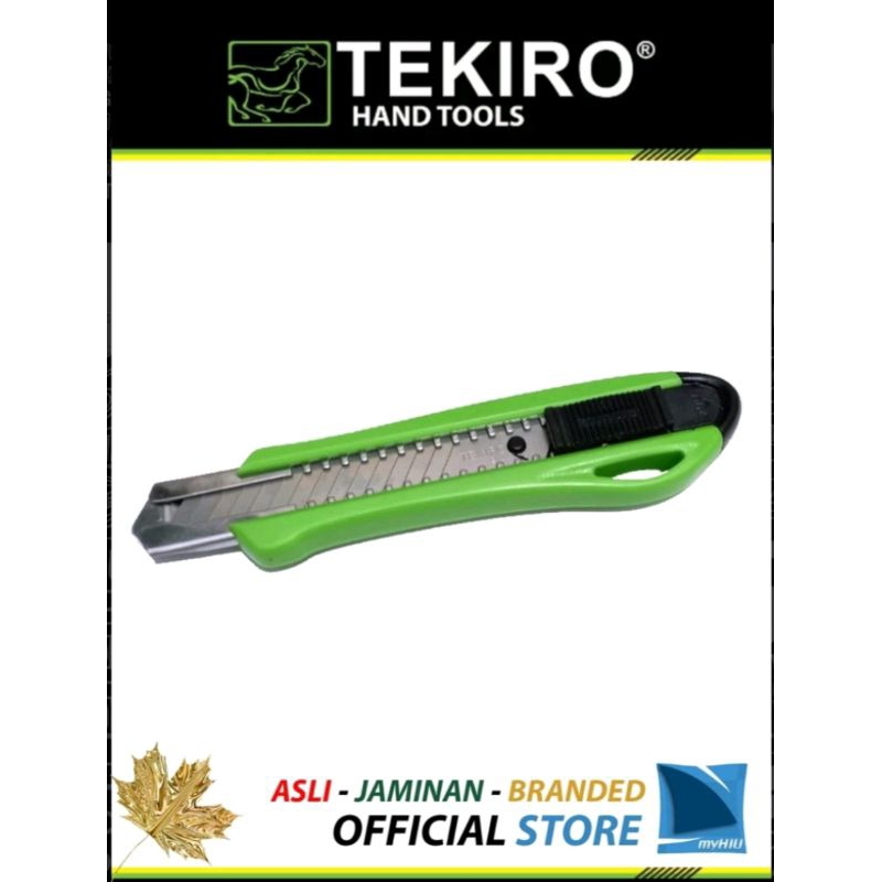 Jual PISAU CUTTER TEKIRO 18MM / CUTTER KNIFE TEKIRO 18 MM | Shopee ...