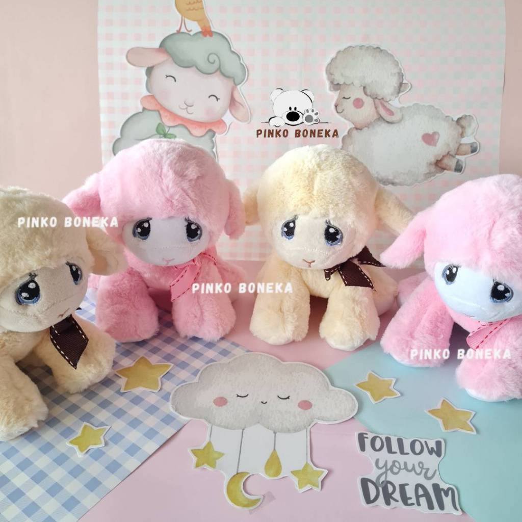 Jual Boneka Domba Lamb Boneka Kambing Lucu Lembut Halus | Shopee Indonesia