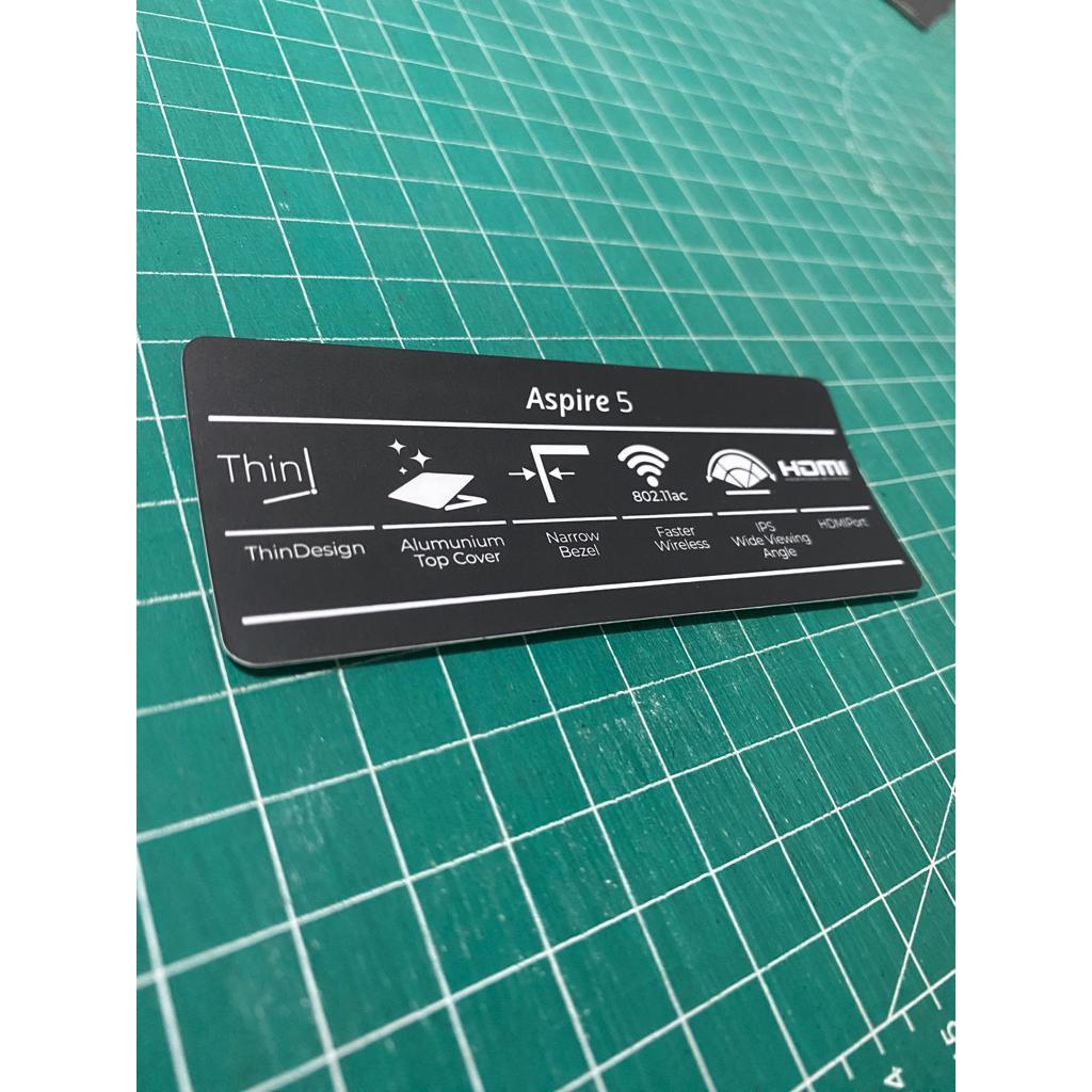 Jual Stiker Spesifikasi Laptop Acer Aspire 5 | Shopee Indonesia
