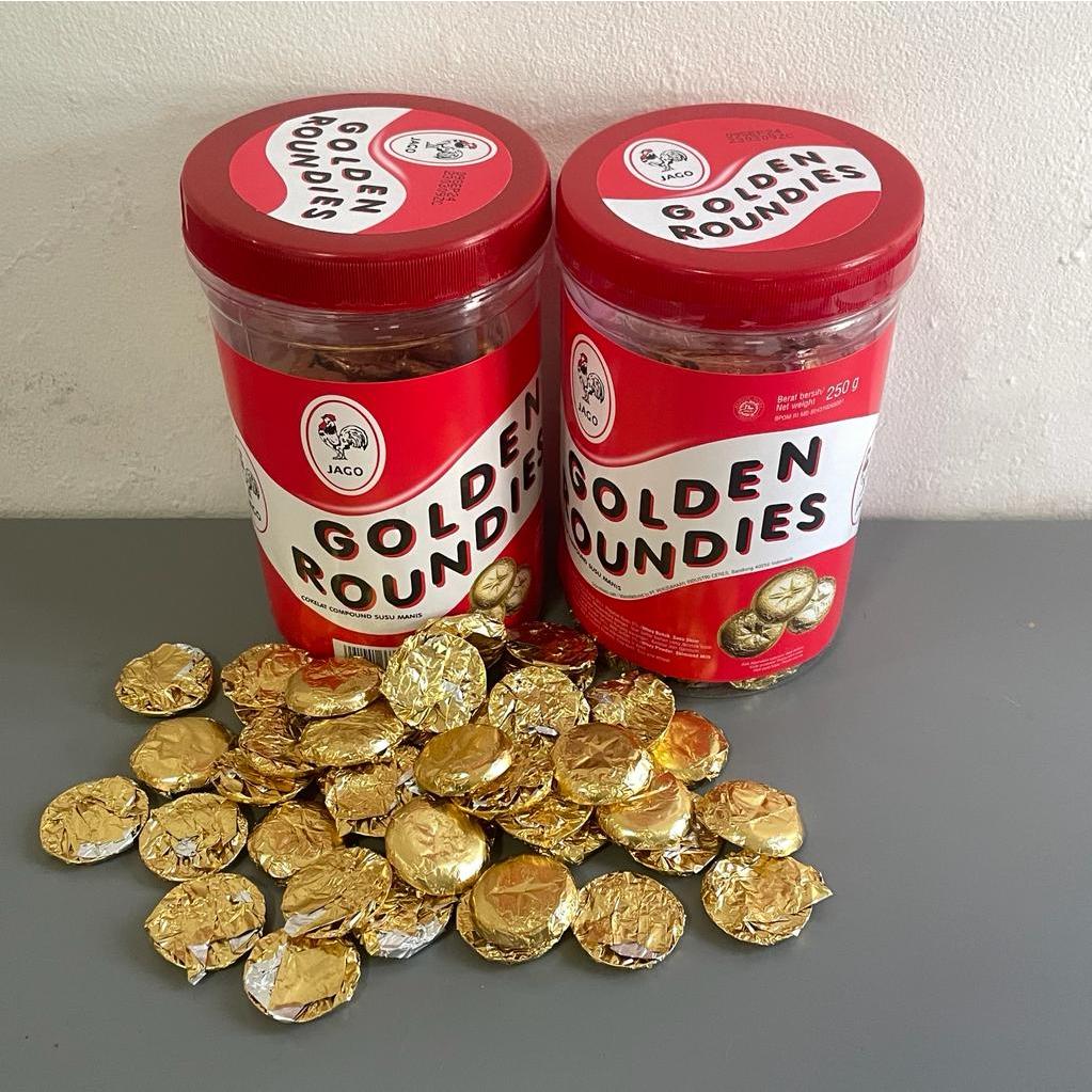 Jual GOLDEN ROUNDIES 250 GRAM / COKLAT KOIN GOLDEN RONDIES / COKELAT ...