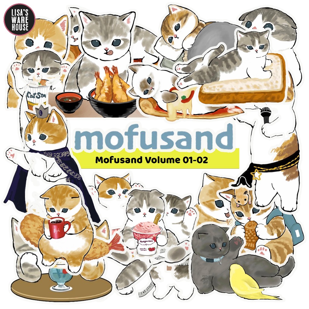 Jual Sticker Mofusand Volume 01-02 | Shopee Indonesia