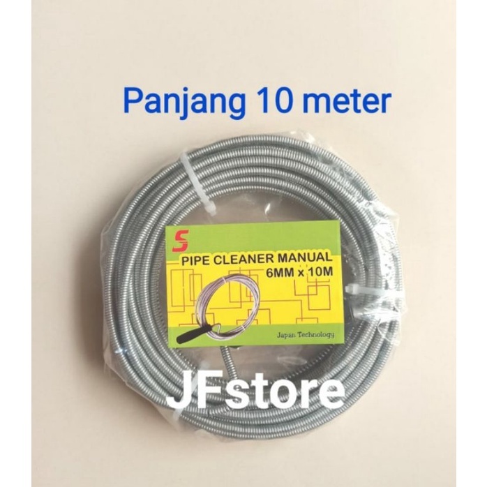 Jual Kawat Pembersih Pipa Mampet Sankai 10 dan 5 Meter Pipe Cleaner Anti Sumbat Pelancar ...
