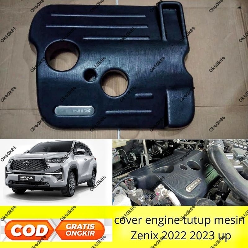 Jual cover tutup mesin Engine Zenix 2022 2023 Up hitam | Shopee Indonesia