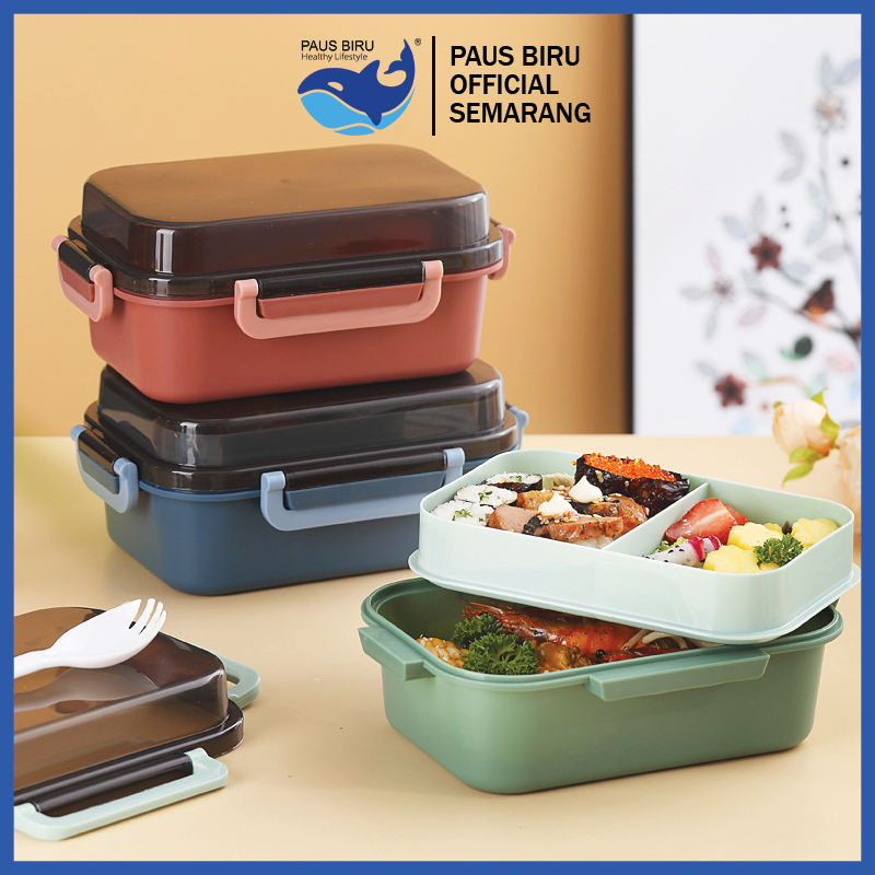 Jual Paus Biru - Kotak Makan Siang 2 Lapis | Tempat Bekal Anak dan ...