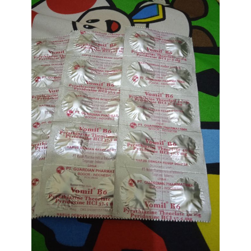 Jual vomil b 6 vitamin b6 strip 10/tablet | Shopee Indonesia