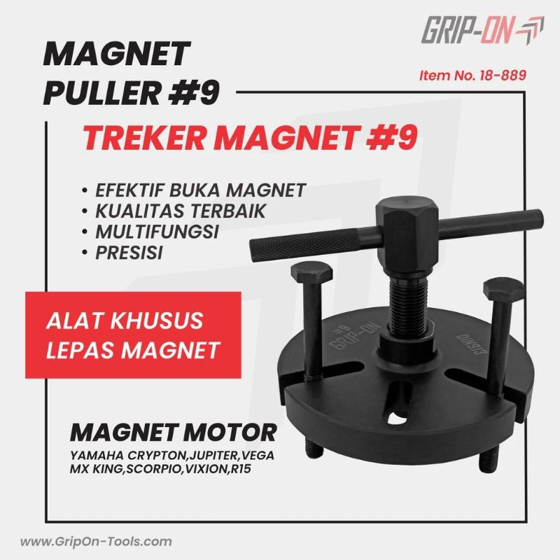 Jual GRIP-ON MAGNET PULLER #9 MULTI-FUNCTION | Treker Magnet No 9 Multi ...