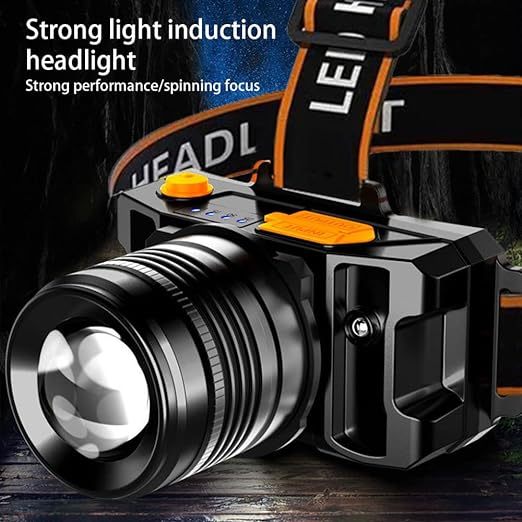 Jual Senter Kepala Led Glare Sorot Induksi Zoom T18A Dengan Batrai isi ulang | Shopee Indonesia