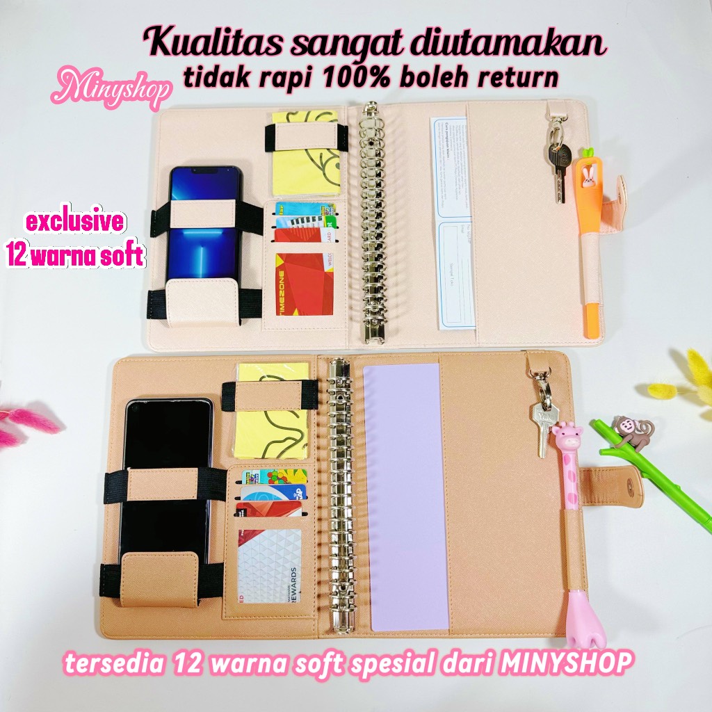 Jual Binder Antimainstream A5 20 Ring Ada 12 Warna Multifungsi Binder ...