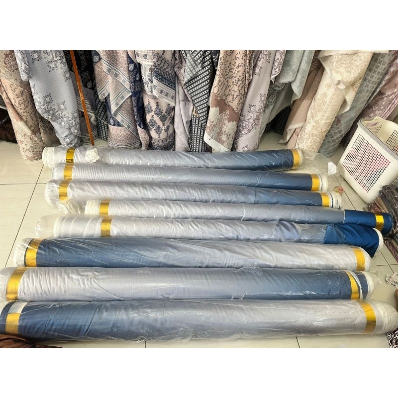 Jual kain rolan gradasi warna kain untuk bridaismed kain pagar ayu ...