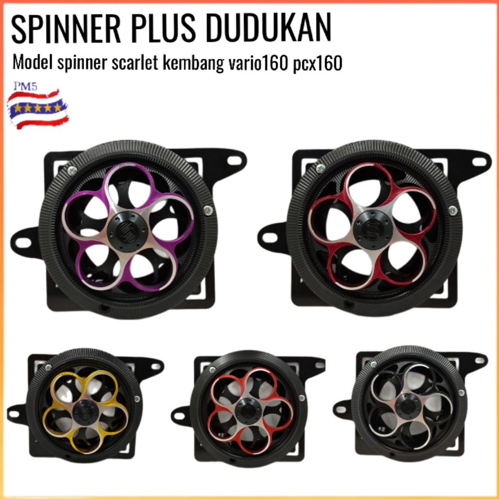 Jual Breket Spinner Radiator NSB Plus Spinner Scarlet Racing model ...