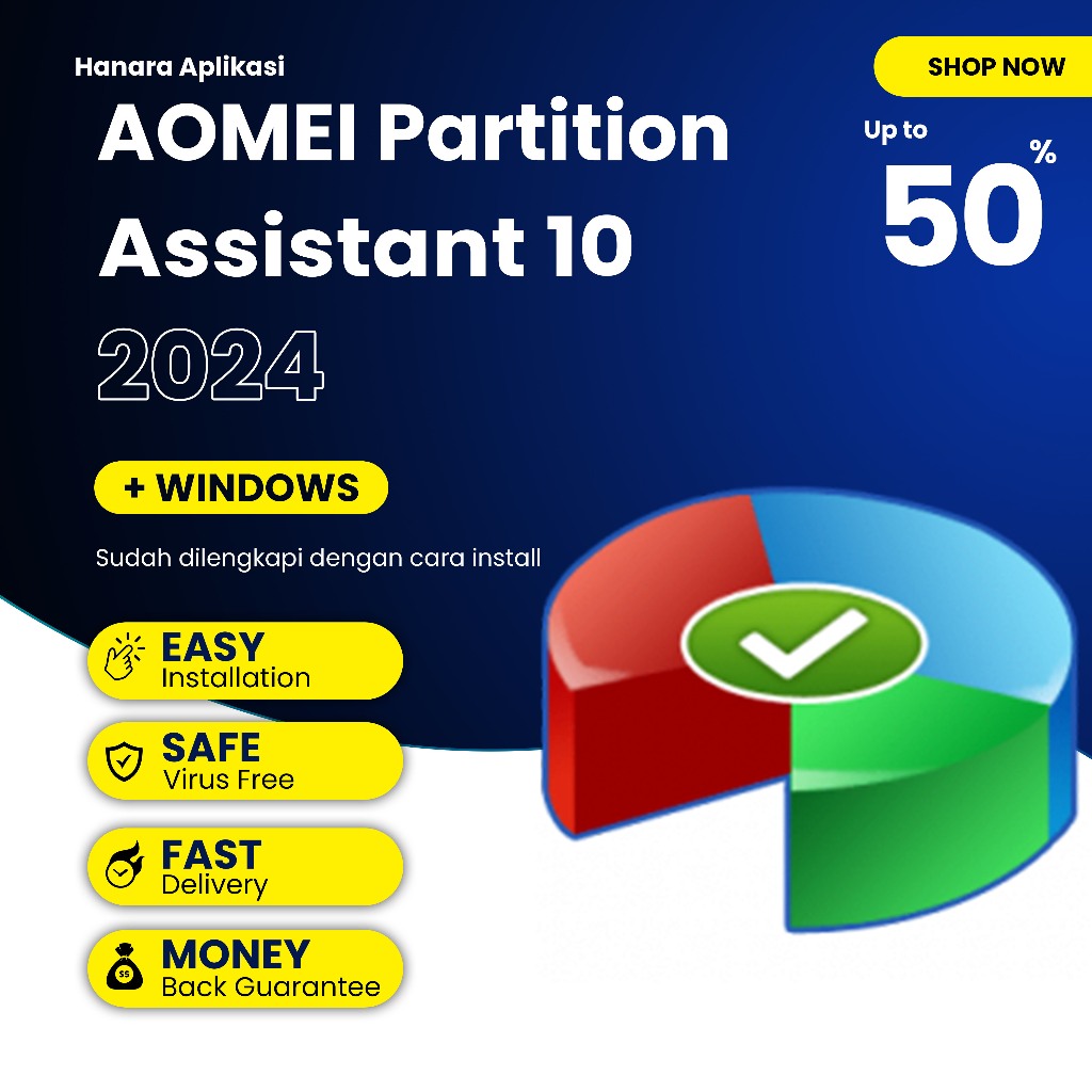 Jual Software Hard Disk Tools: AOMEI Partition Assistant 10 [WIN ...