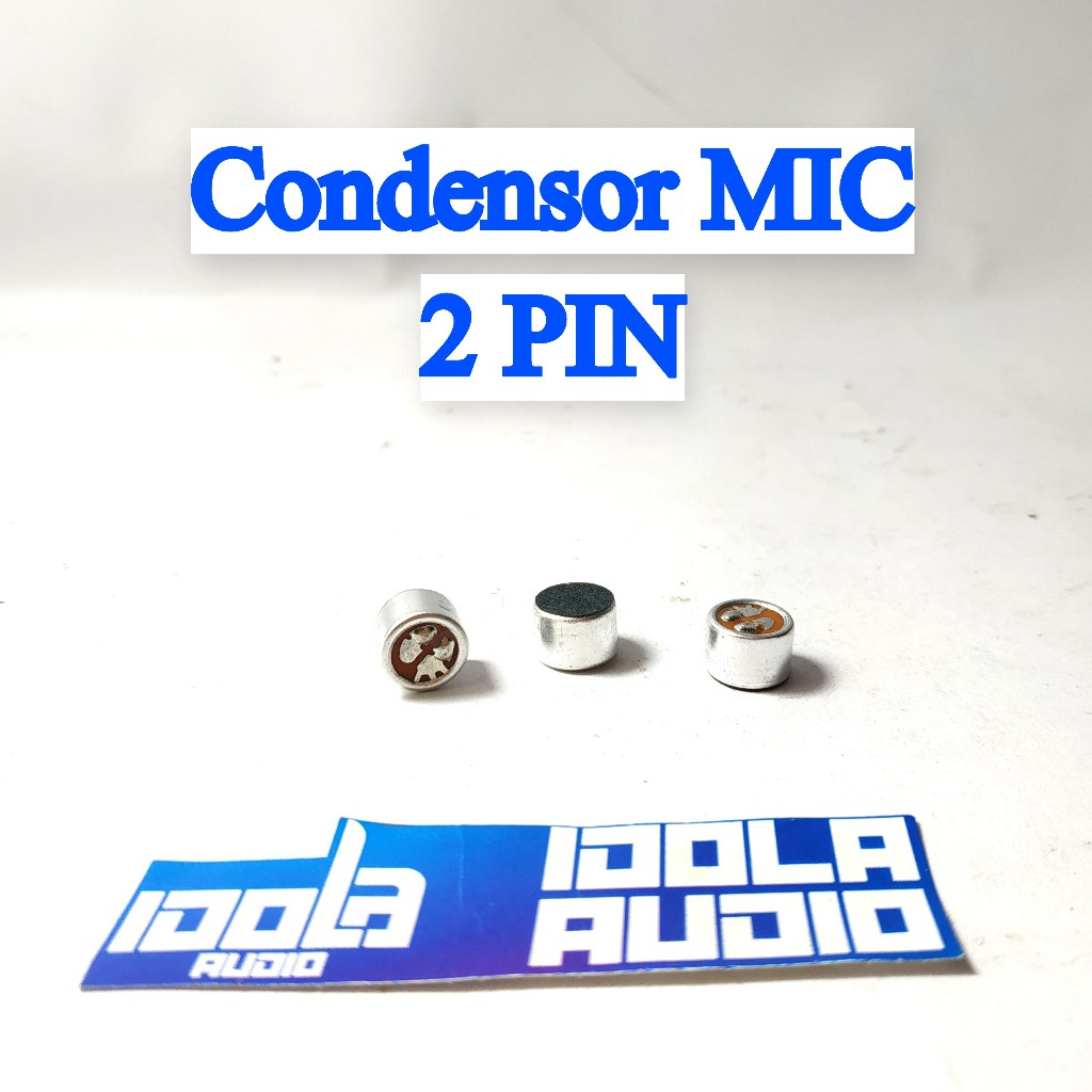 Jual Condensor MIC 2 PIN | Kondensor (Spul) Mik 2 Kaki | Shopee Indonesia