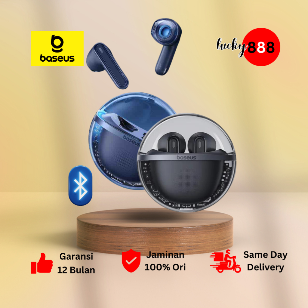 Jual Baseus Bowie E5x Hi-Fi RGB Earbuds - Dual-Connectivity & Quick ...